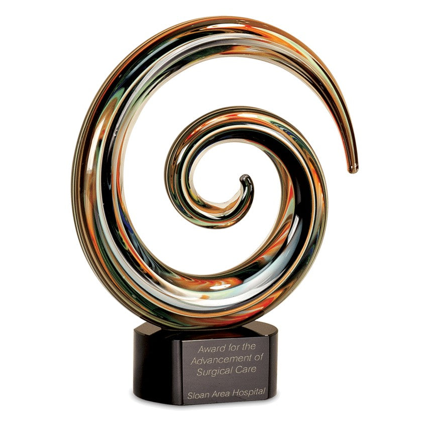 SWIRL ART GLASS #1 | Lazer Ladies
