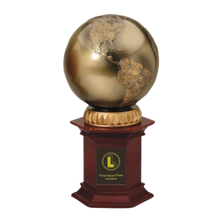 GLOBE STATUE | Lazer Ladies
