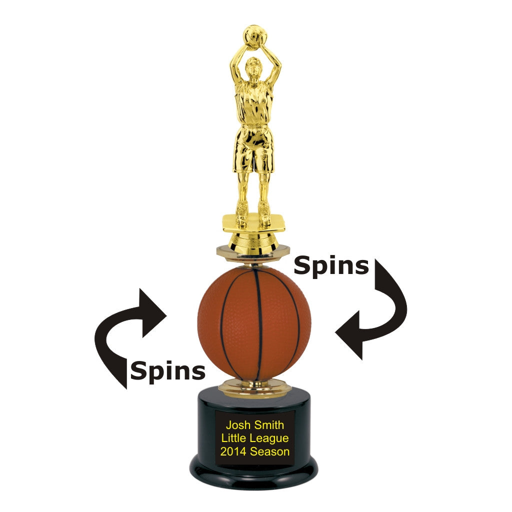 SPINNING SPORTS BALL TROPHY | Lazer Ladies